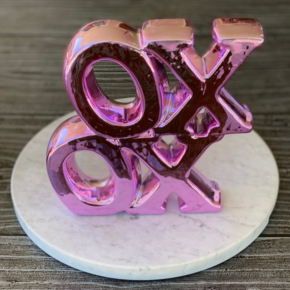 Boutique | Accents | Xoxo Love Fluorescent Handmade Ceramic Home Decor ...
